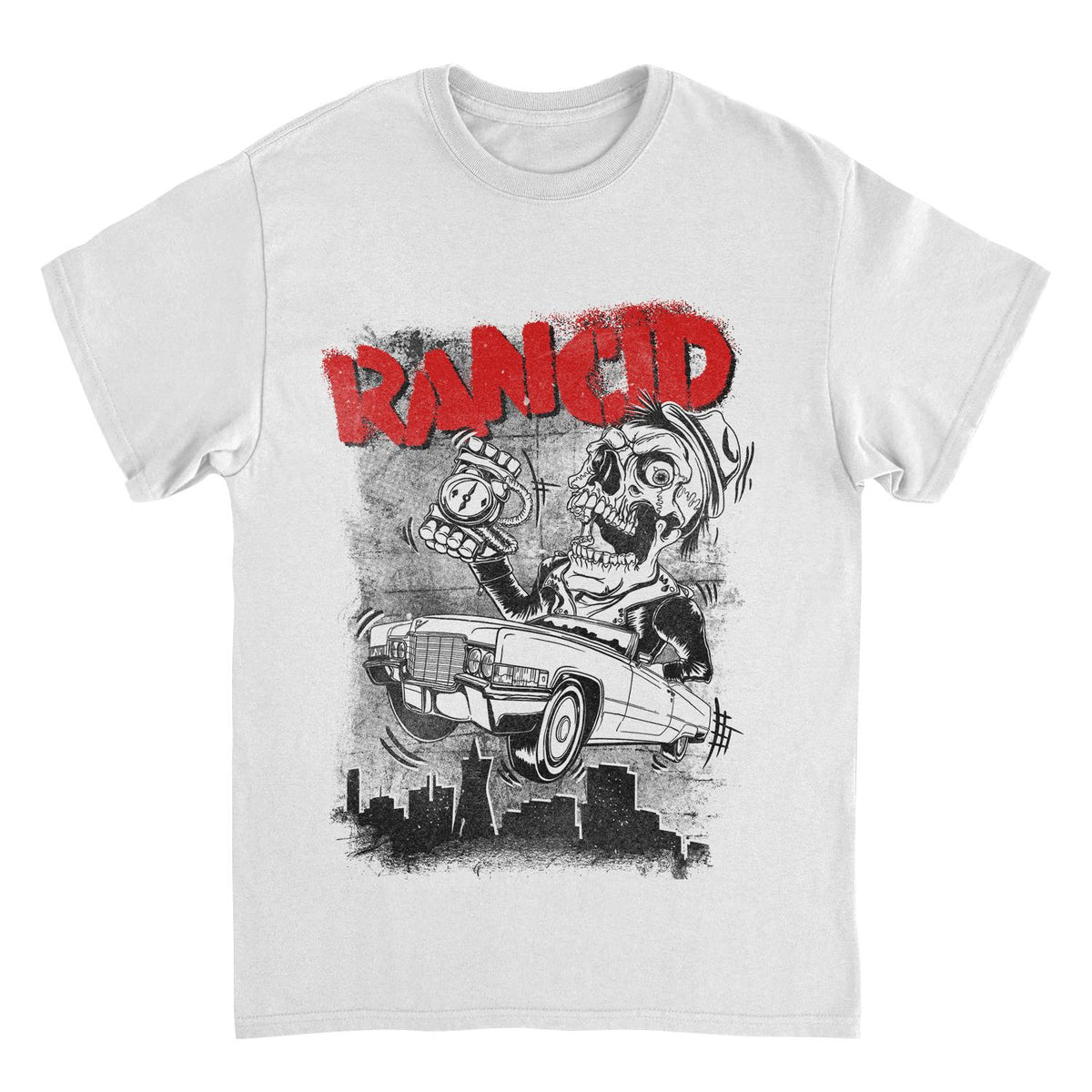 Wholesale Rancid Cadillac White T-Shirt – Merch Showroom