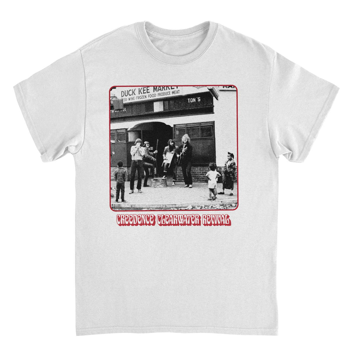 Wholesale Creedence Clearwater Revival CCR Market Band Photo White T ...