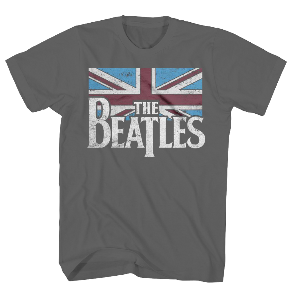 Wholesale BEATLES DISTRESSED BRITISH FLAG SS TEE – Merch Showroom