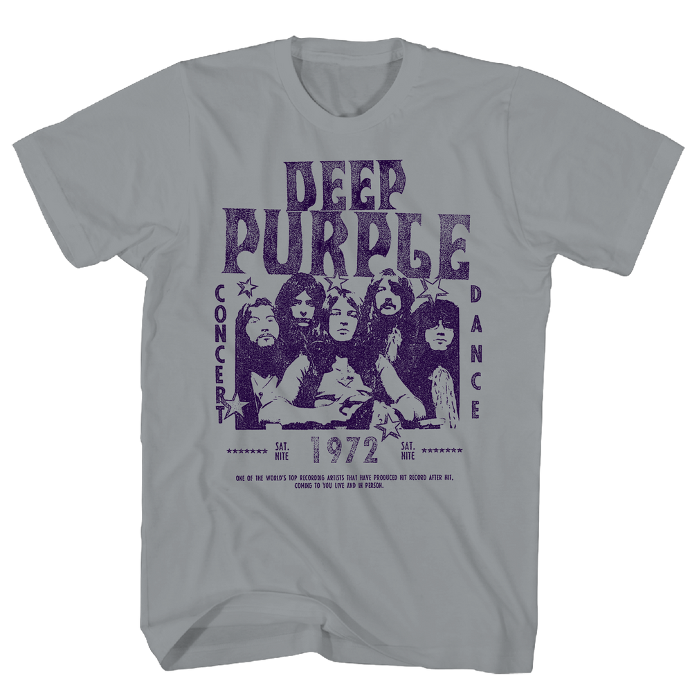 Wholesale Deep Purple Grey Concert 72 T-Shirt – Merch Showroom