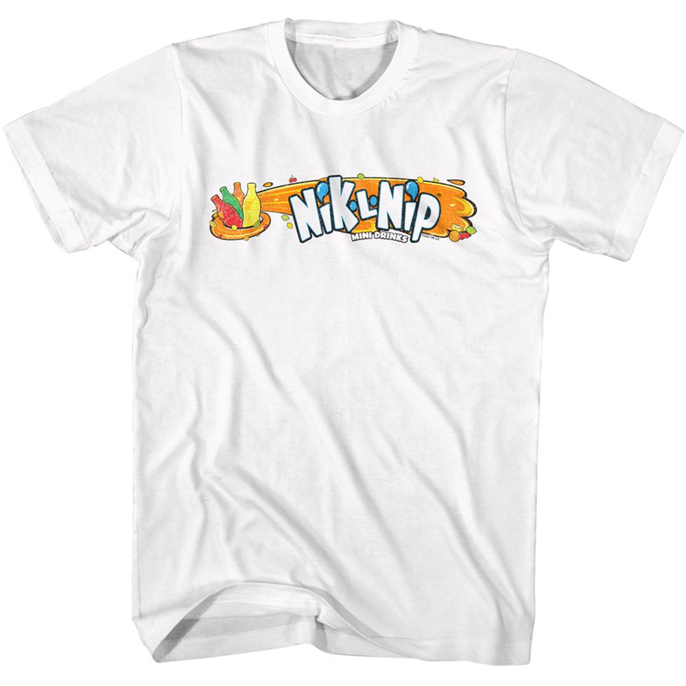 Nik-L-Nip Logo White T-Shirt | Wholesale Brands T-Shirts – Merch Showroom
