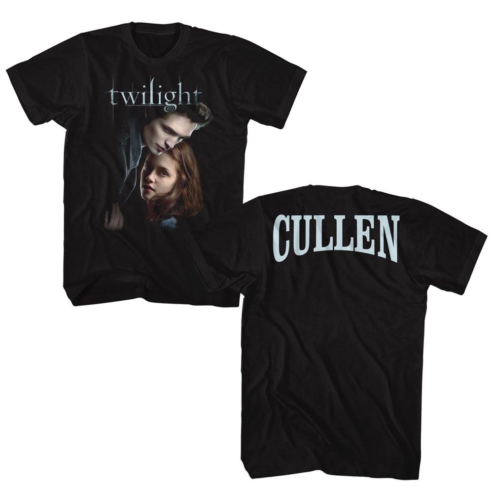 Twilight Poster W Cullen Arch Front and Back Print Graphic T-Shirt ...
