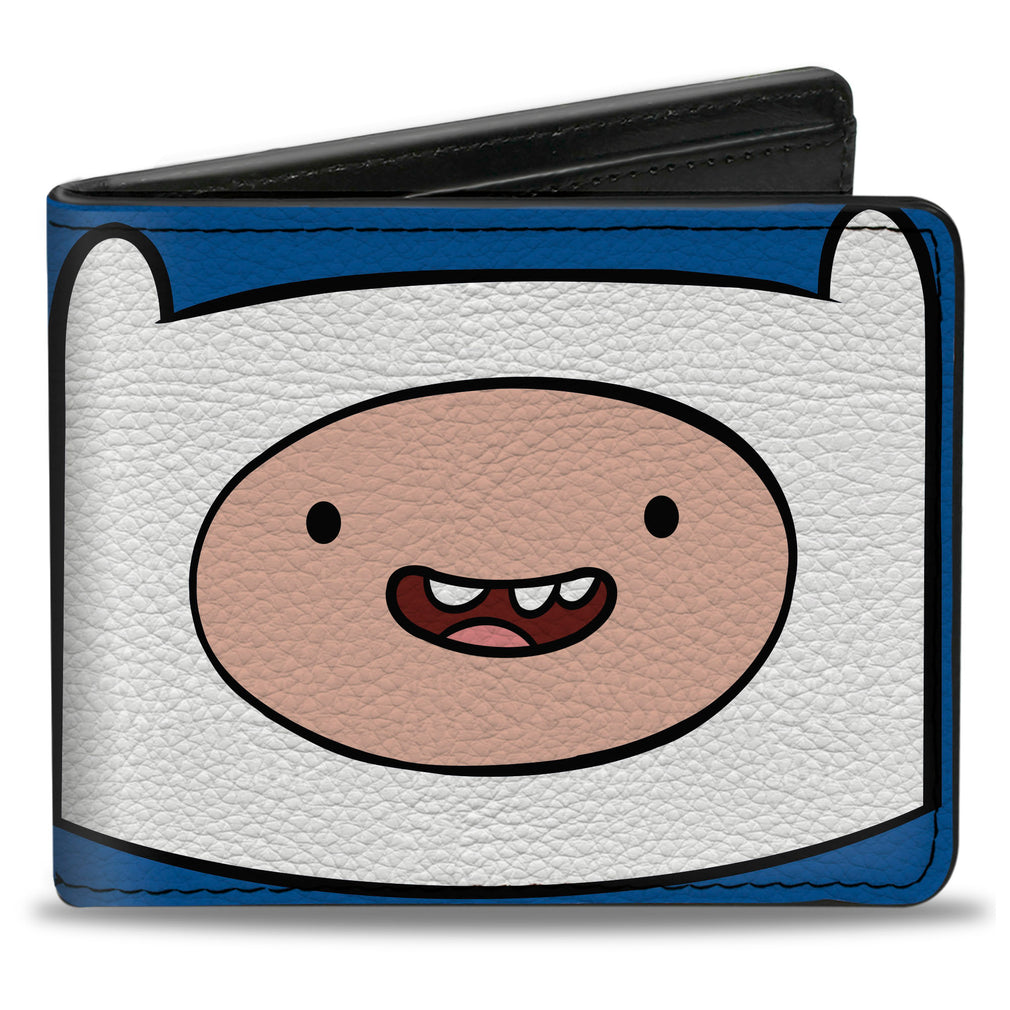 Wholesale Bi-Fold Wallet - ADVENTURE TIME Title Logo and Finn Smiling ...