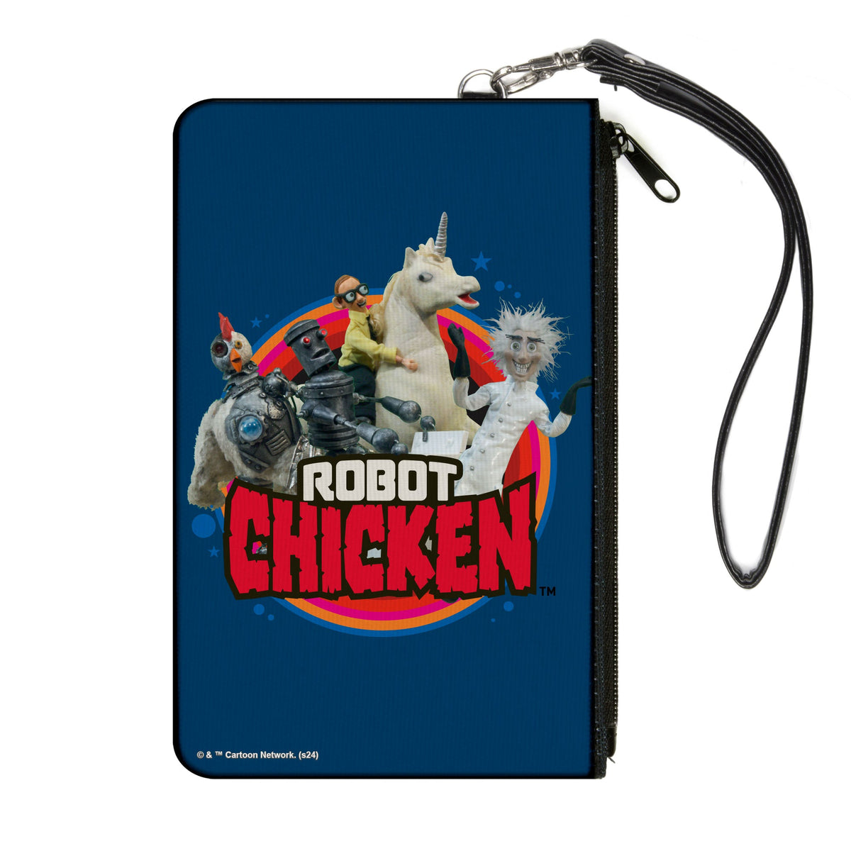 Wholesale Canvas Zipper Wallet - LARGE - ROBOT CHICKEN Title Logo and ...
