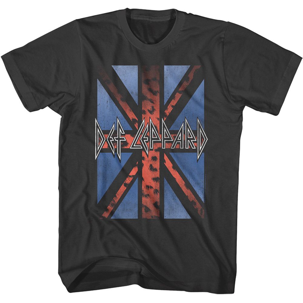 Def Leppard Leopard Flag 2 T-Shirt | Wholesale Band T-Shirts – Merch ...