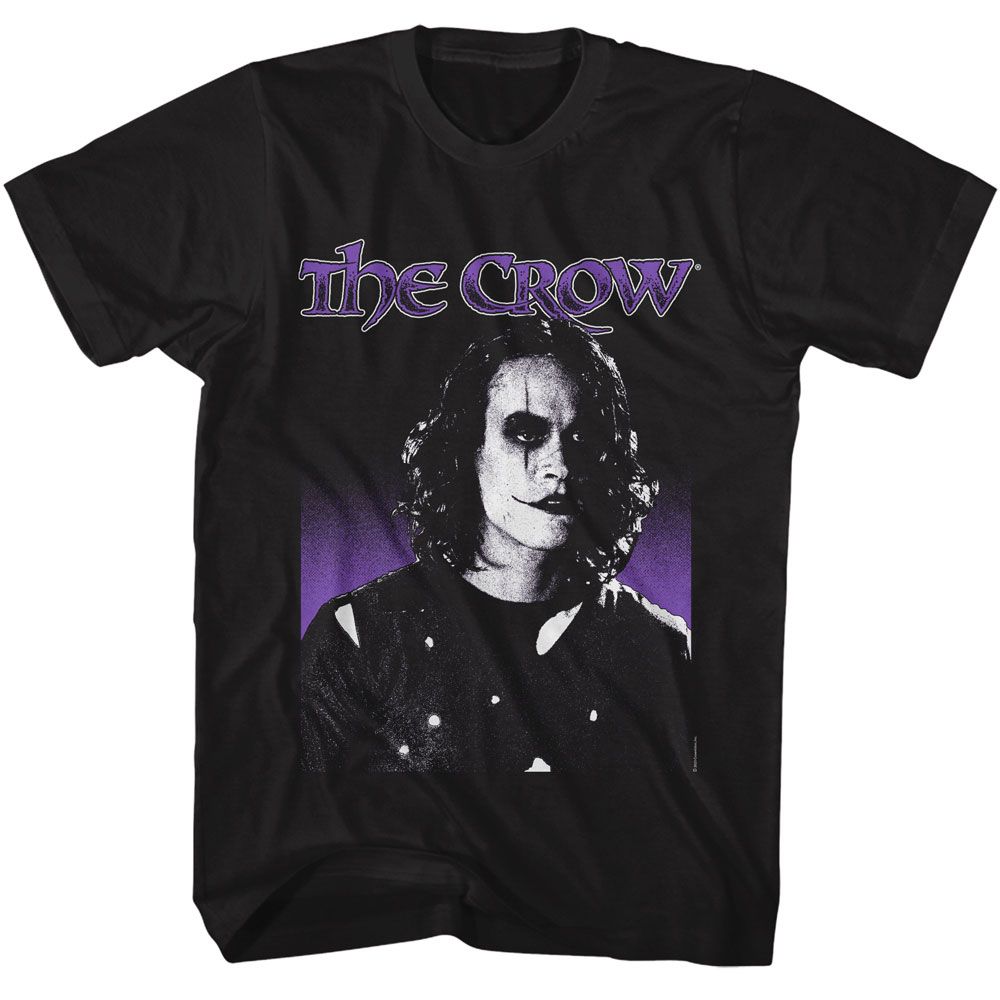 The Crow Movie Logo and Draven Black Adult T-Shirt | Wholesale Movie T ...