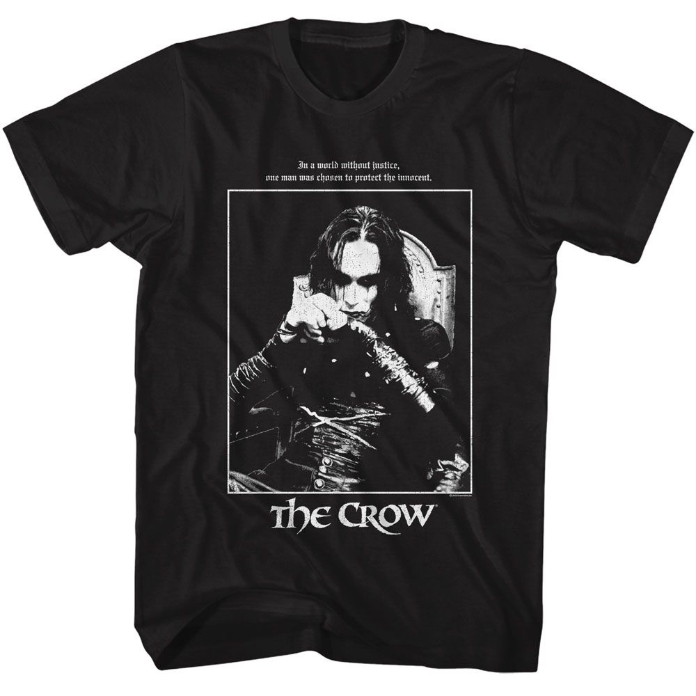 The Crow Movie in a World Black Adult T-Shirt | Wholesale Movie T ...